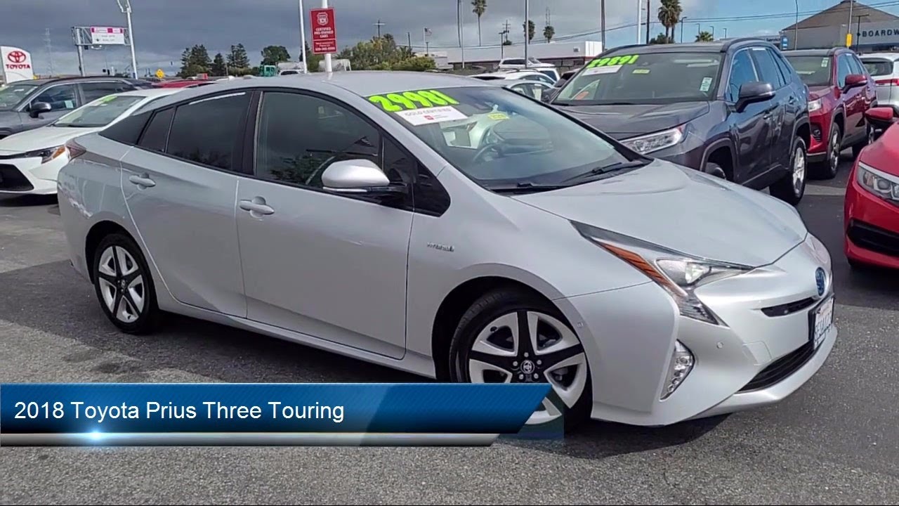 2018 Toyota Prius Three Touring 5D Hatchback Redwood City San Carlos ...