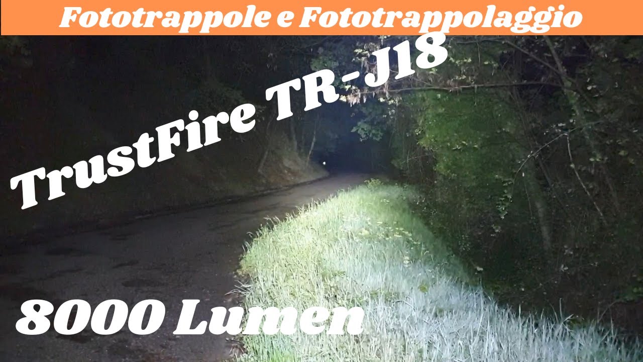 Recensione Completa: TrustFire TR-J18, la Torcia da 8000 Lumen per Ogni ...