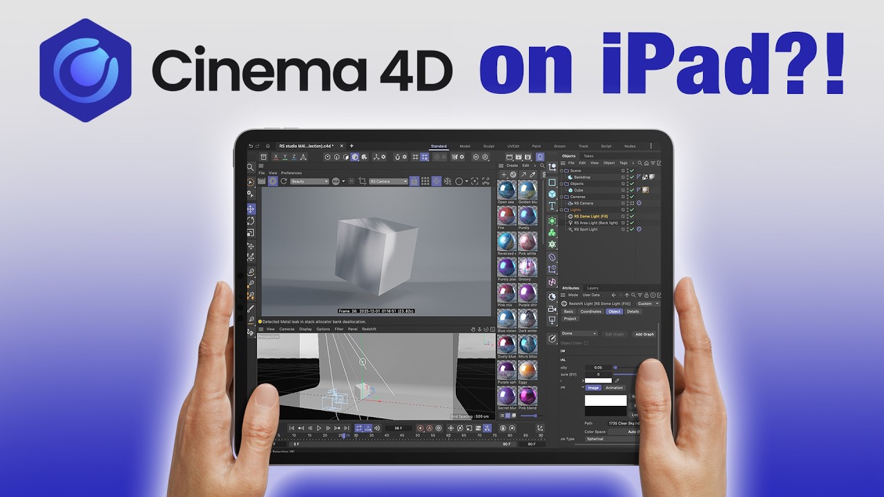 Use an iPad as a Drawing Tablet for Cinema 4D! - YouTube