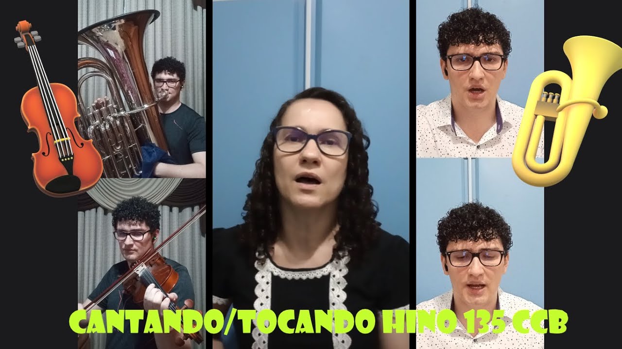 CANTANDO/TOCANDO HINO 135 CCB - LUPERCIO HENRIQUE E LILIANA KARLA - YouTube