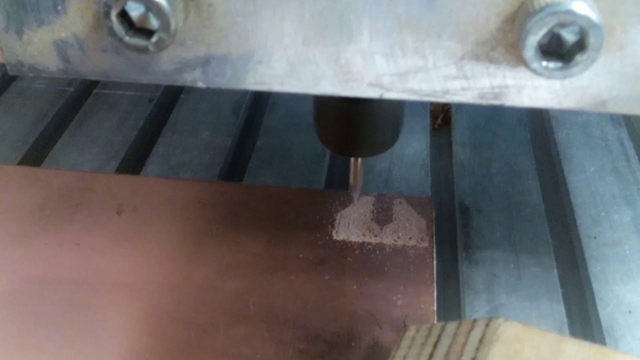 PCB milling Kosy - YouTube