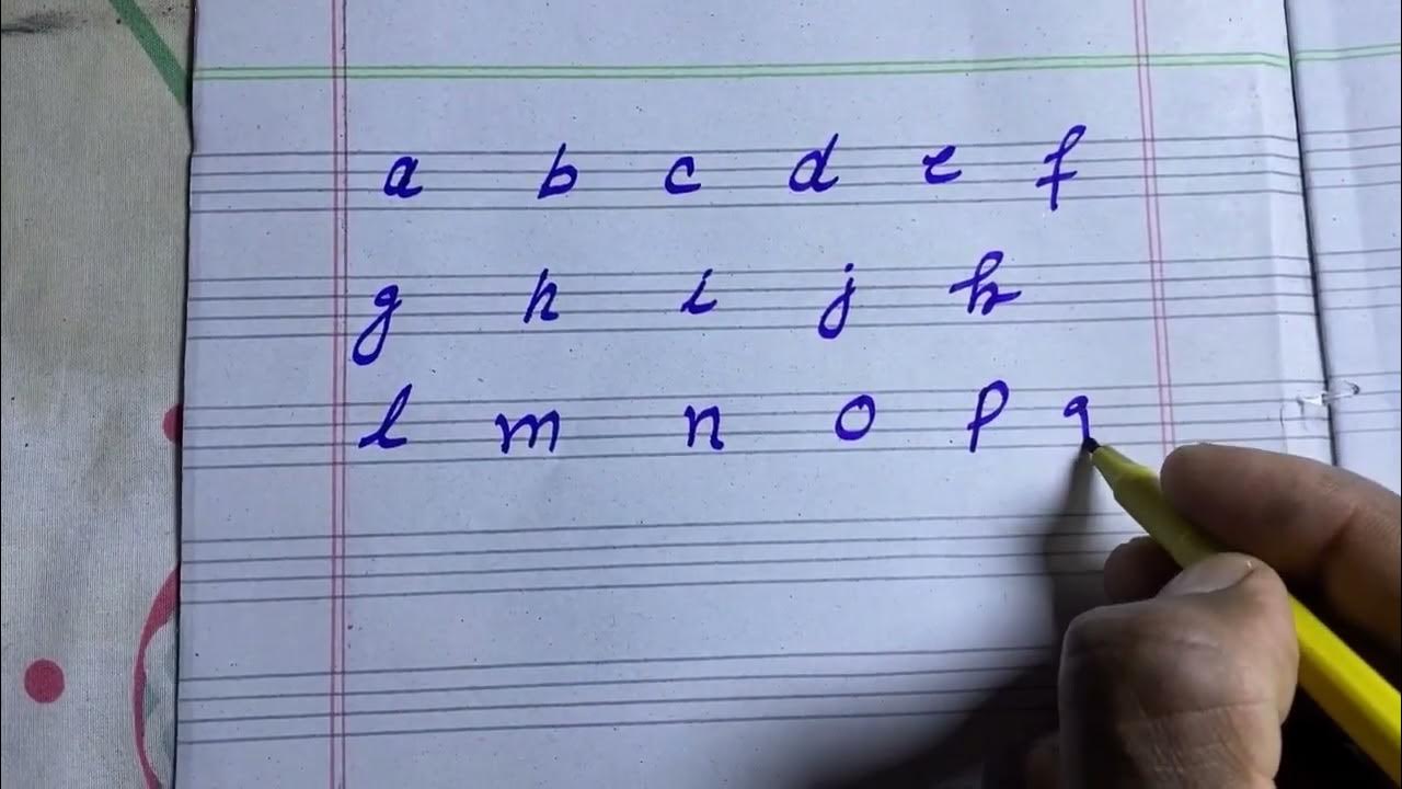 How to write Abc | small letters abc | abc writing | Teach with Adan ...