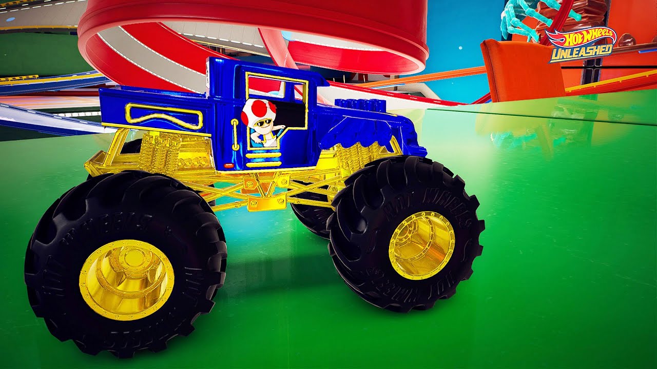 Toad driving Bone Shaker Monster Truck on Dangerous Perspectives - YouTube