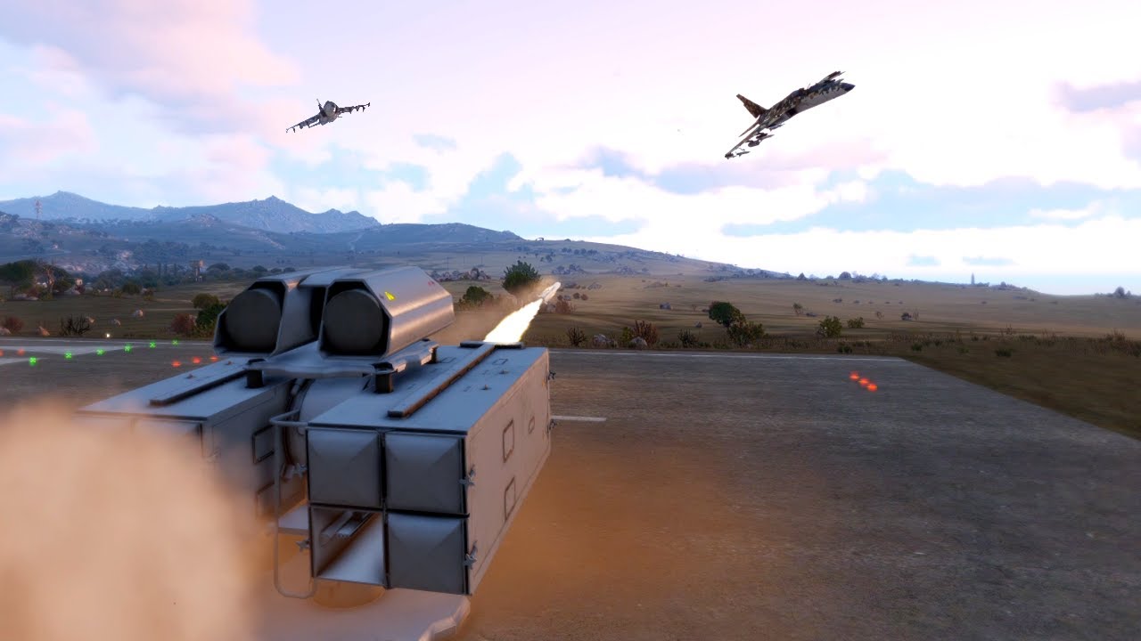 Anti-aircraft Missile System VS 2 Fighter jets | Arma 3 - YouTube