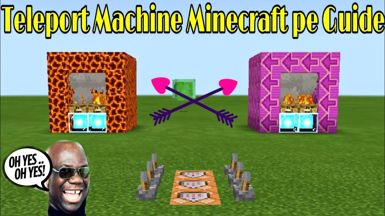 Minecraft Teleport Machine making In Hindi | How to make a Teleporter ...
