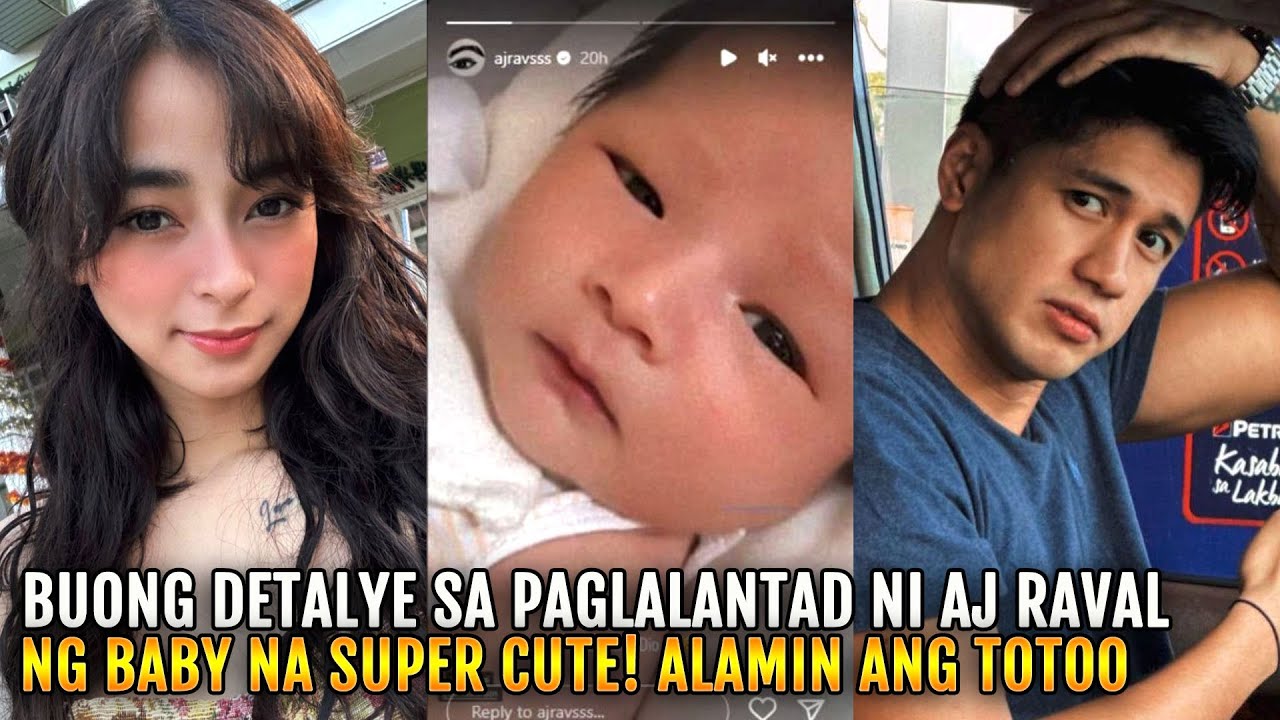 BUONG DETALYE sa PAGLALANTAD ni AJ Raval ng BABY na SUPER CUTE Kahawig ...