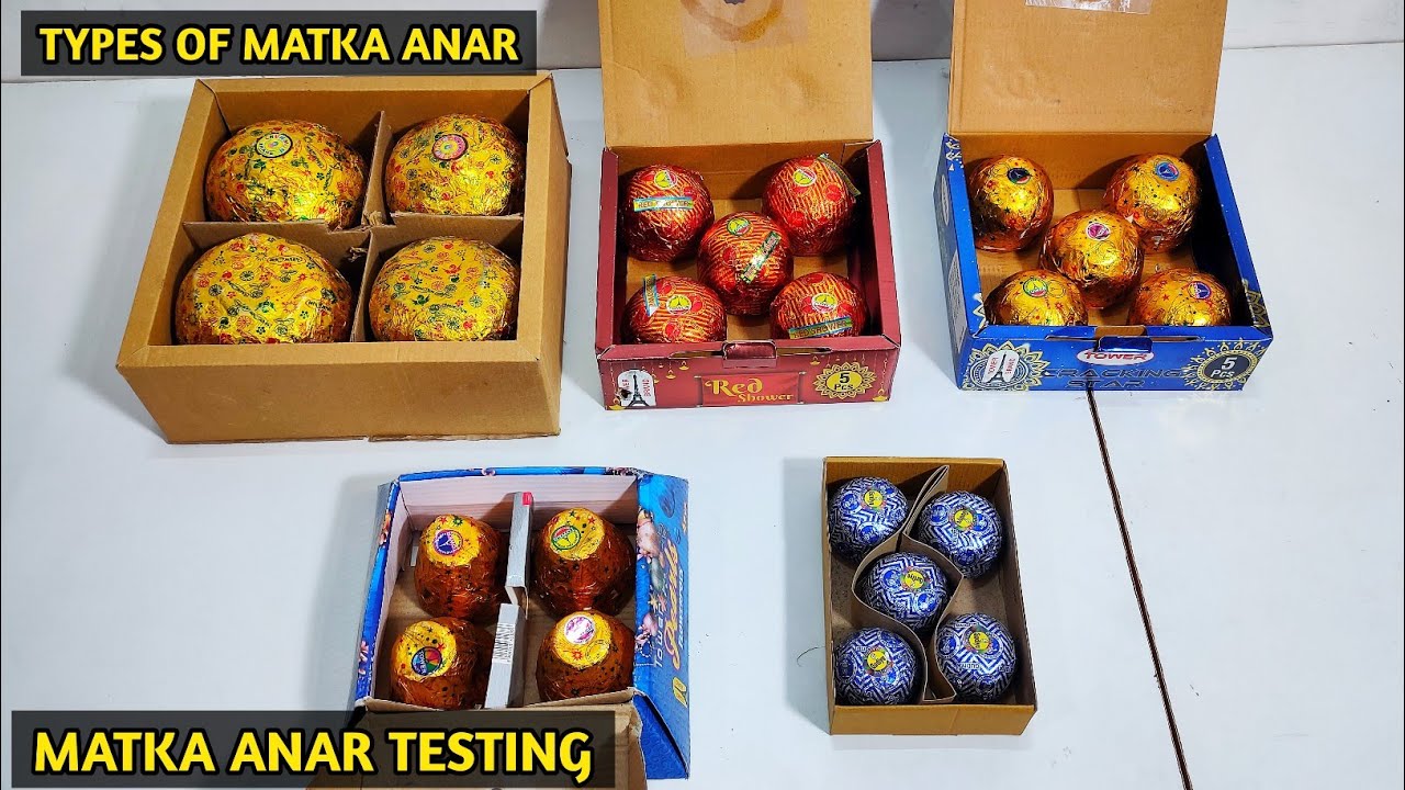 Testing different types of Matka Anar | Diwali Stash Testing | Diwali ...