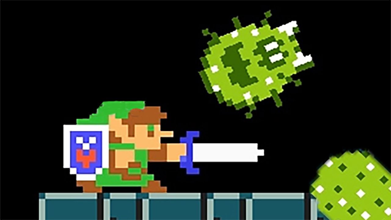 Super Mario Maker 2 DLC - Link, New Items, Ninji Speedruns - YouTube