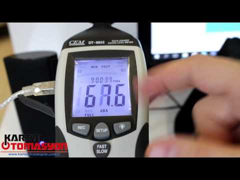 DT 8852 Ses Seviye Ölçer-Desibel Metre