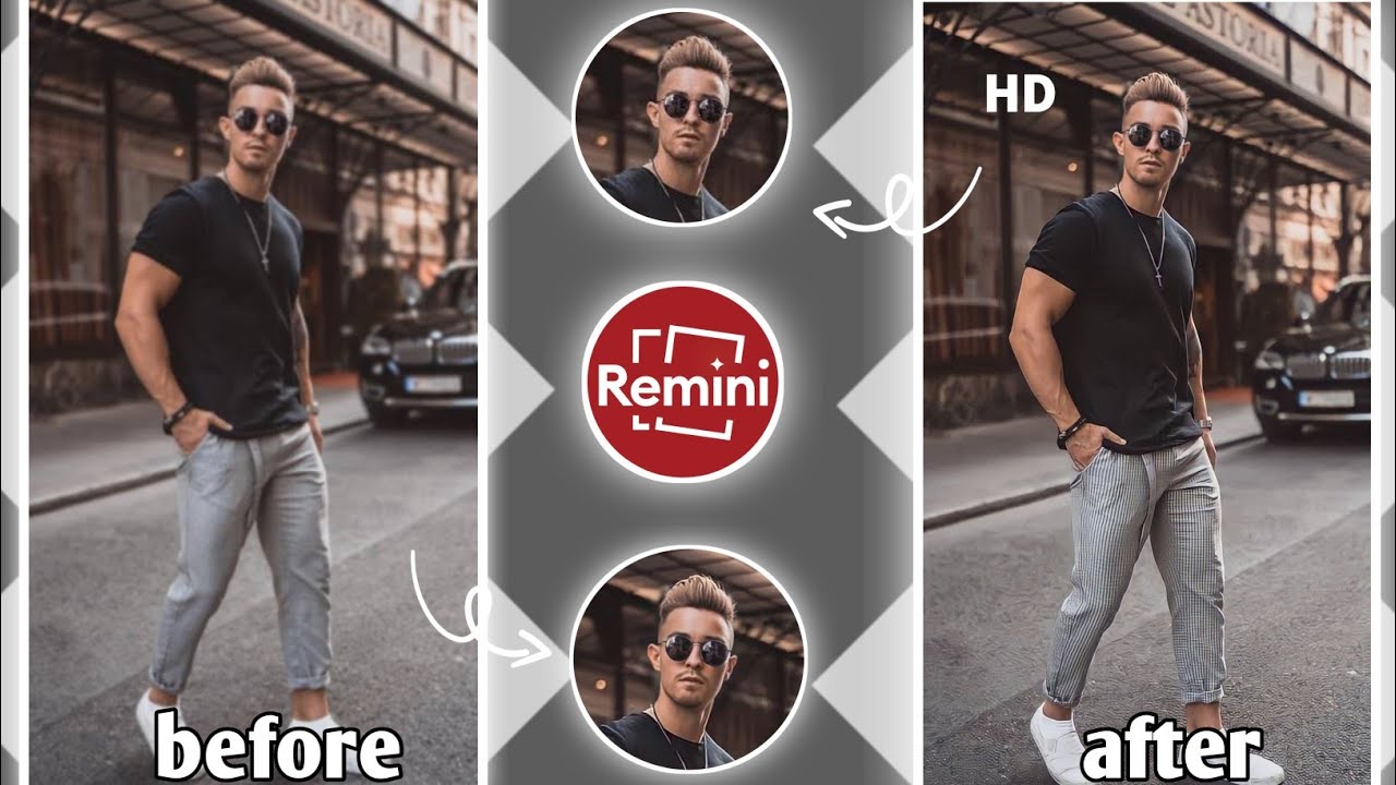 How To Use Remini Photo Enhancer App | how to use remini app in marathi ...