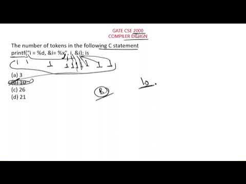 Compiler Design GATE CSE PYQ 2000 - YouTube