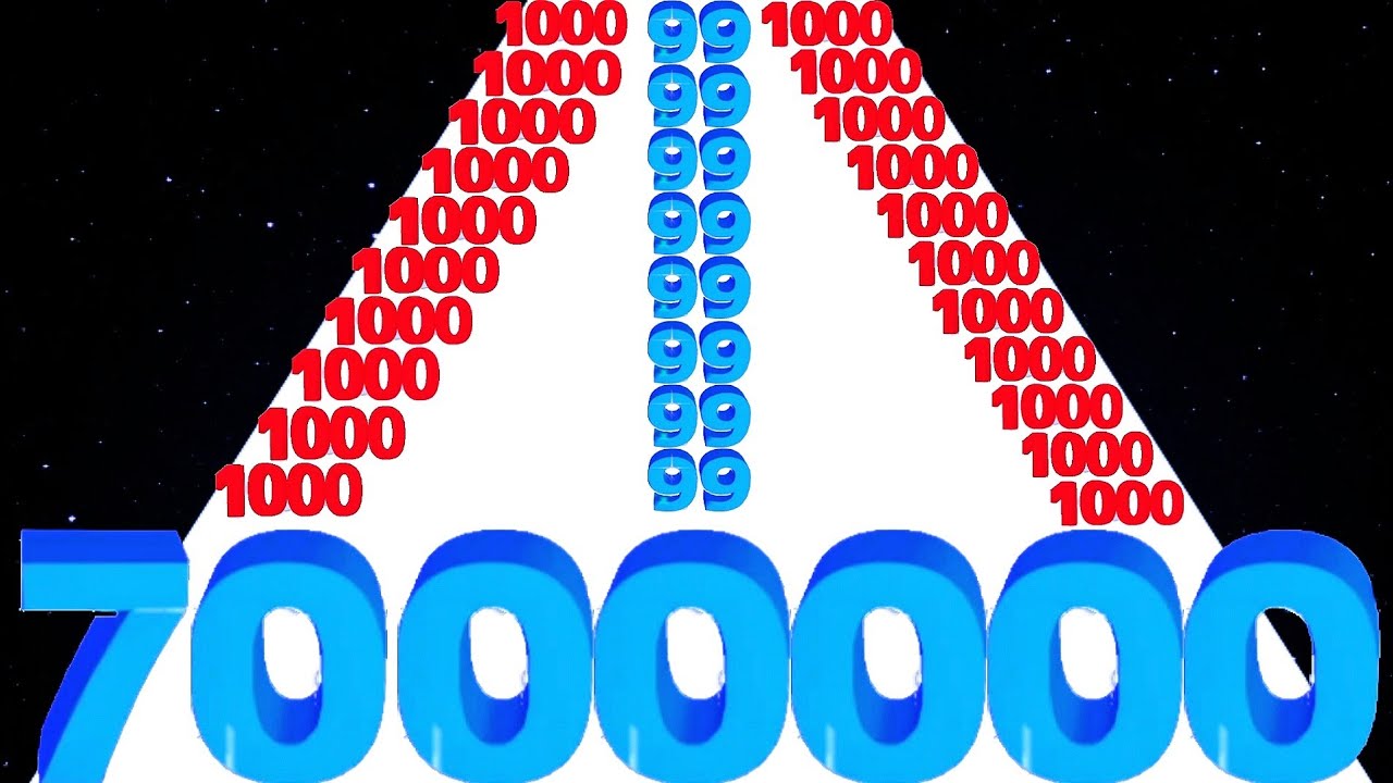 Number Master vs Number Run Shooting - Level Up Number (Noob vs Pro vs ...
