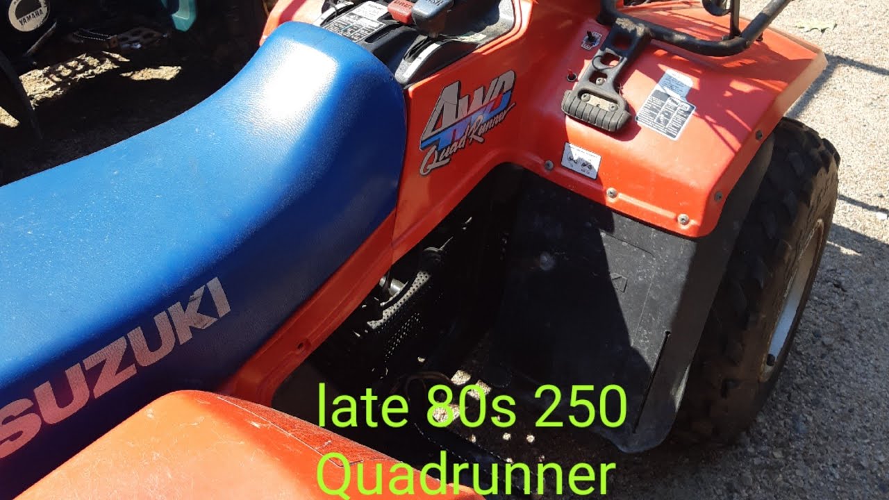 I saw another suzuki Quadrunner (250 late 80s ) - YouTube