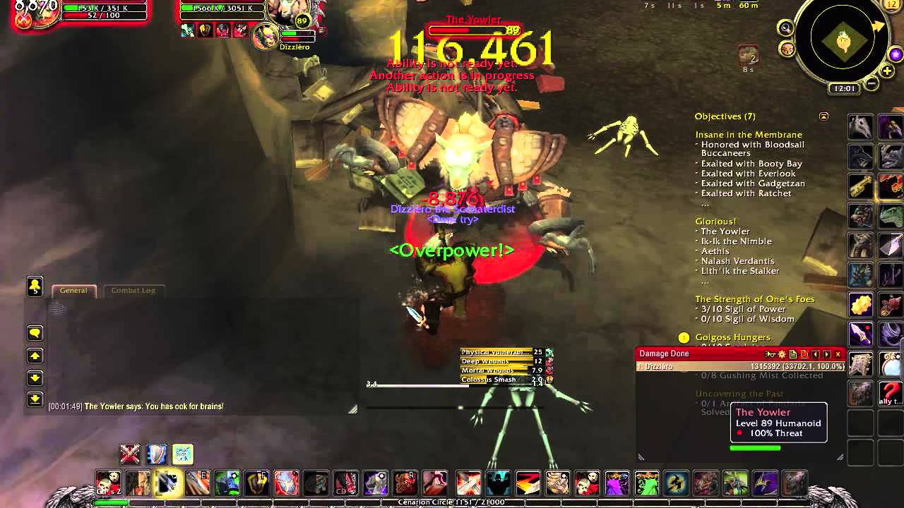 "THE YOWLER" [RARE] KILL [Level 89] Townlong Steppes World of Warcraft ...