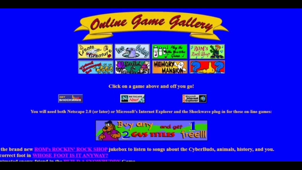 www.gustown.com Online Game Gallery (DCR Shockwave Games) Full Gameplay ...