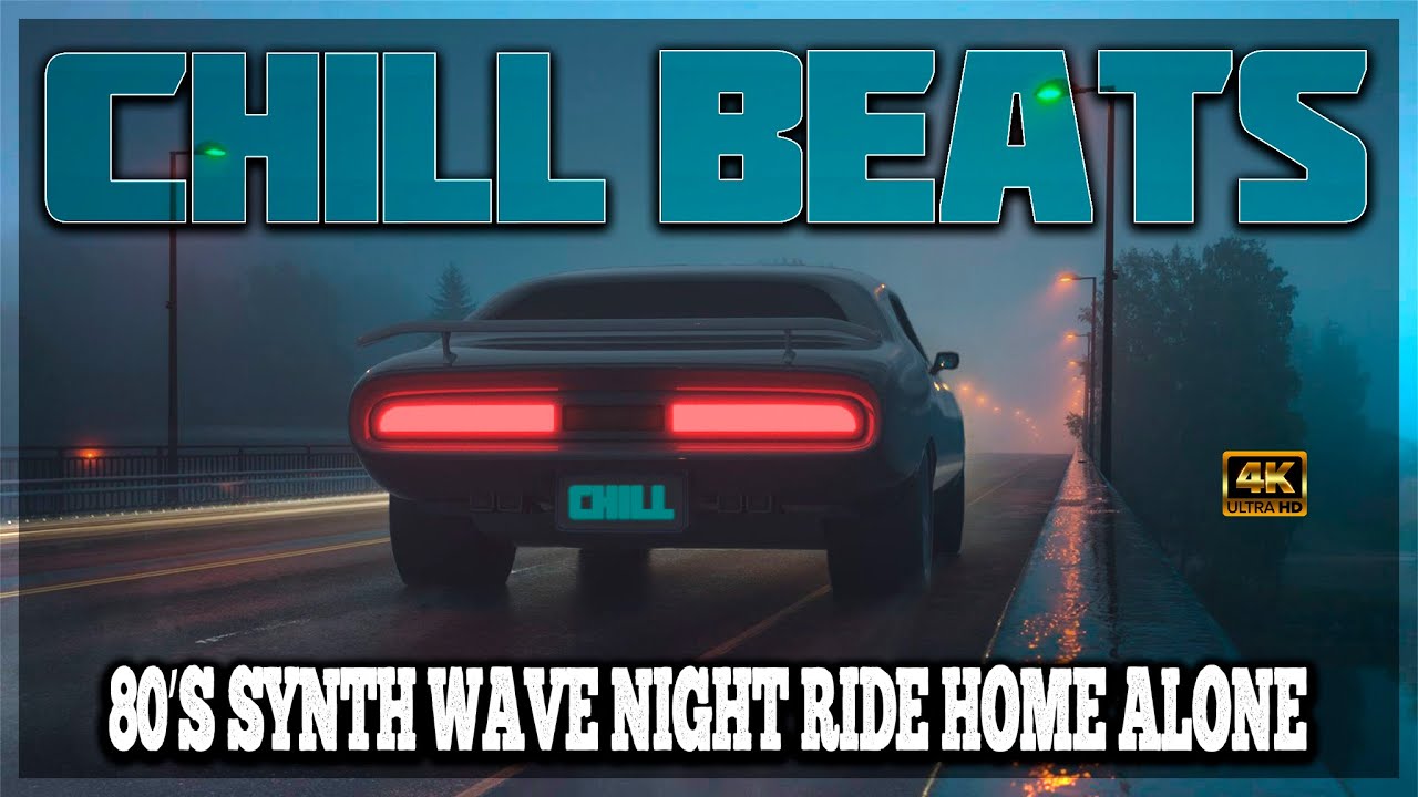 80’s Synth Wave Night Ride Home Alone 4K 🎧 | NY Chill Beats Radio 🗽 ...