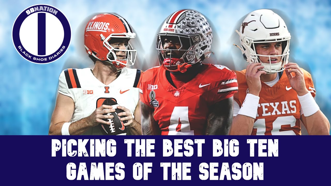 THE Top Big Ten Game of Each Week in 2025 - YouTube