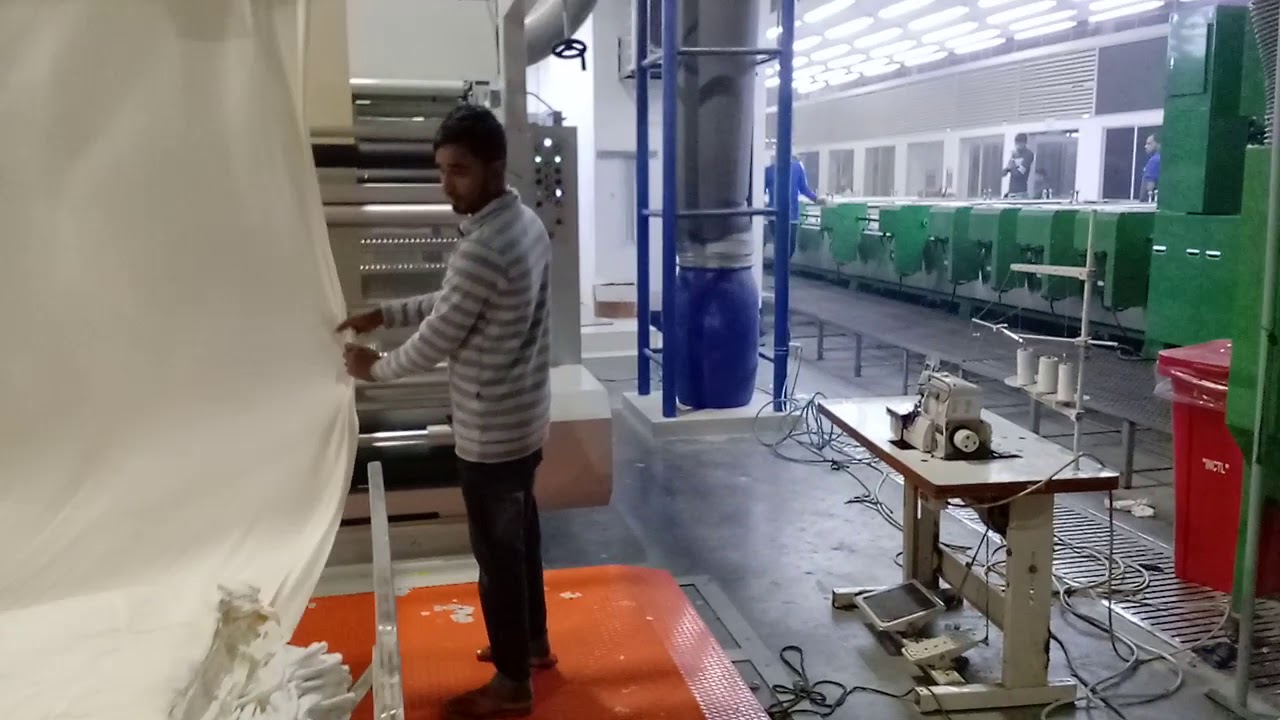 Rotary Screen Printing Machine - YouTube