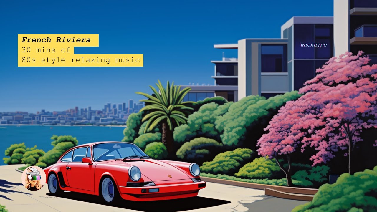 French Riviera | 30+ minutes of Relaxing Study Music | 80s style sounds ...