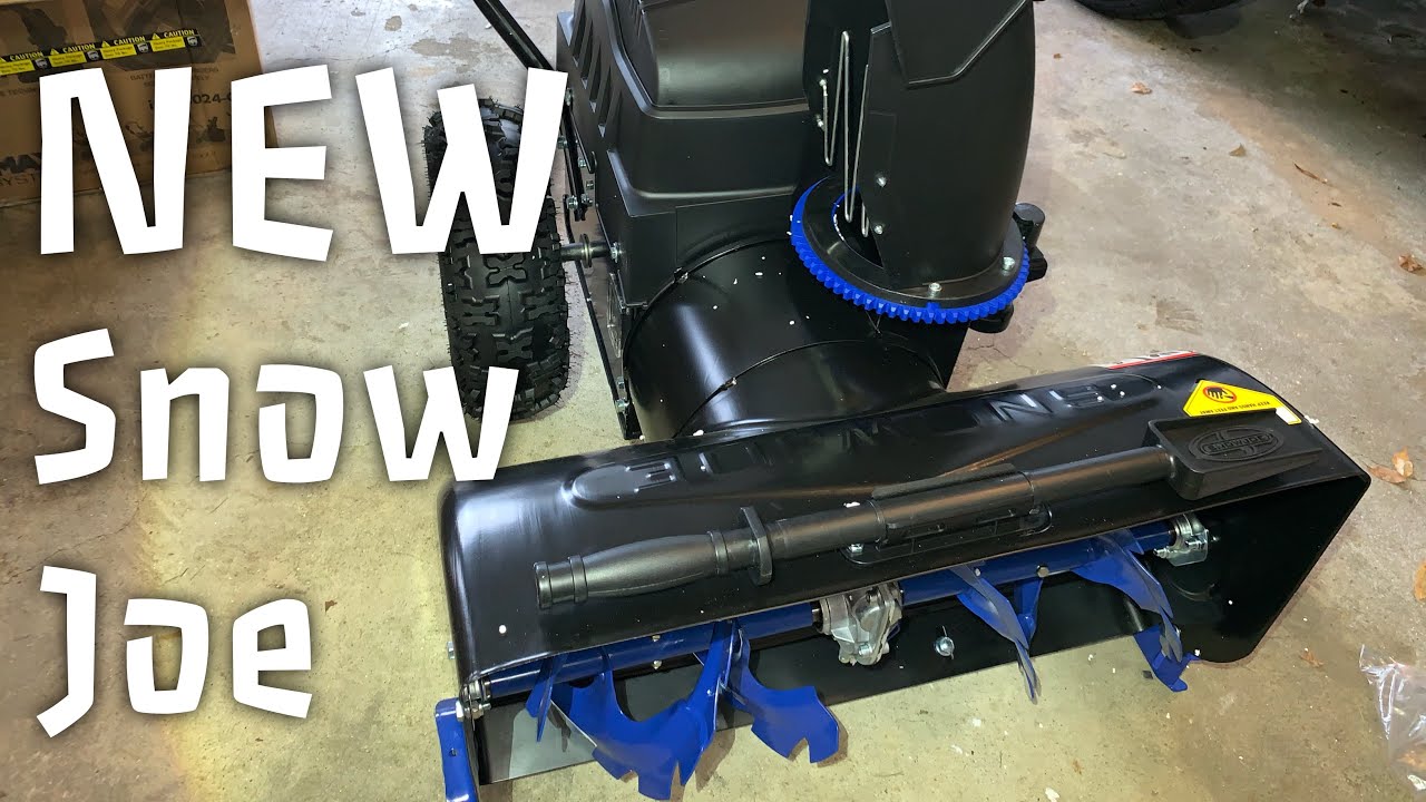 Snow Joe ION8024 Electric Snow Thrower Assembly and Comparison to the ...