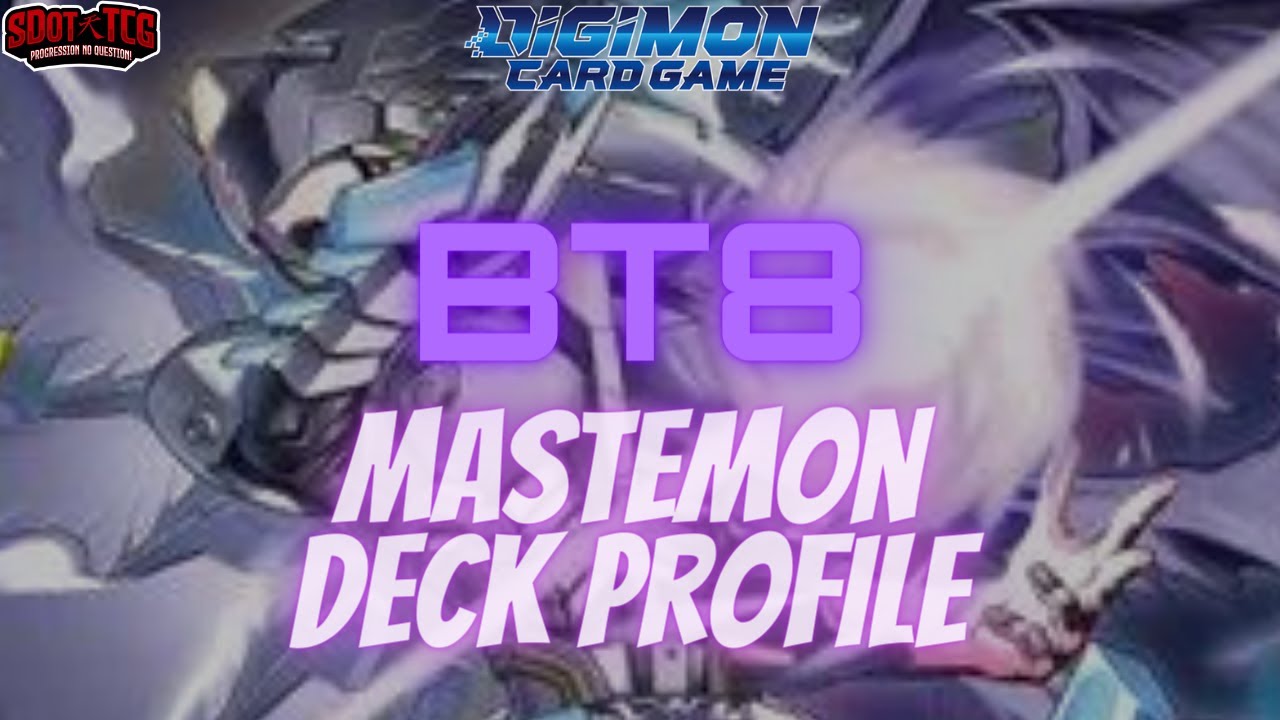 Mastemon Deck Profile| Digimon TCG BT8 - YouTube