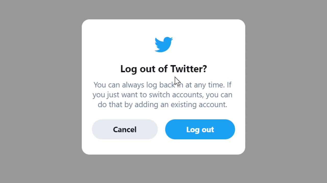 how to logout of twitter on windows 10 - YouTube
