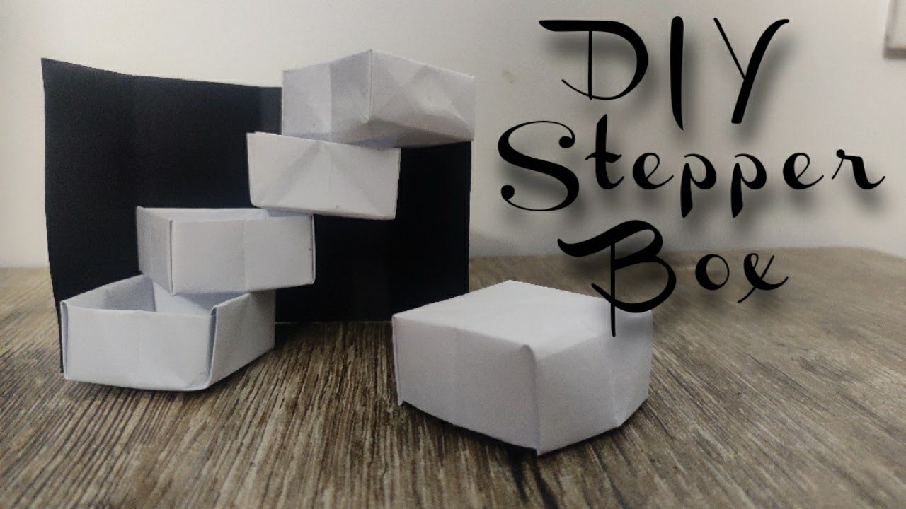 #DIY #stepperbox #origami DIY Stepper Box | How to make stepper box ...