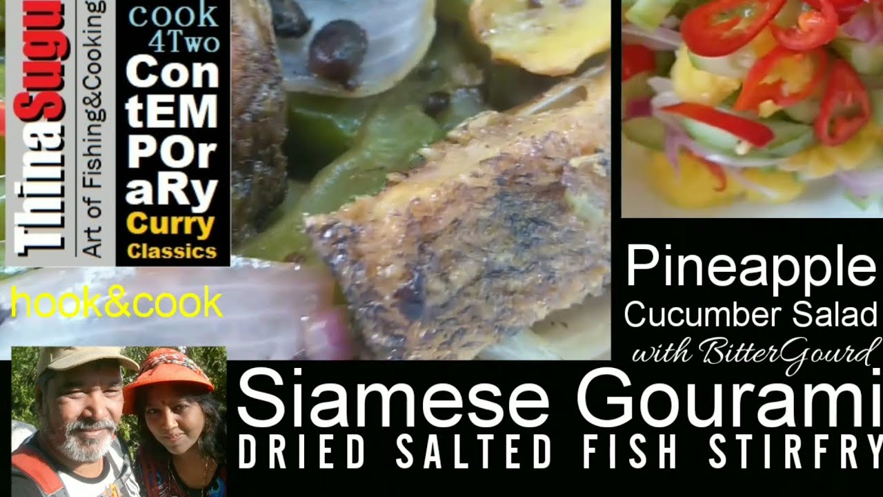 Easy Cook for Two | SALTED FISH BITTER GOURD STIR FRY with PINEAPPLE ...