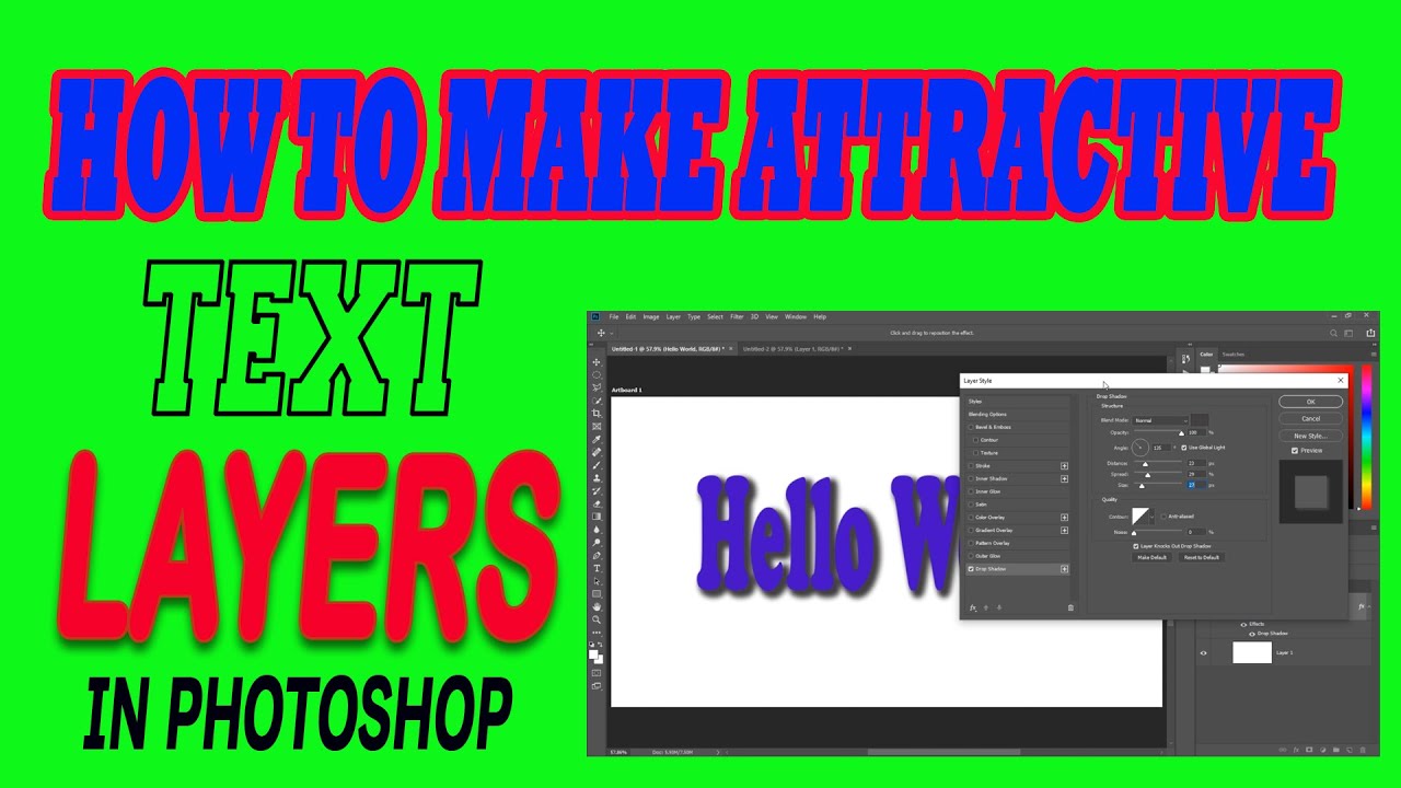 Layer Style Effects For Text Layer In Photoshop YouTube layer-style-effects-for-text-layer-in-photoshop-youtube