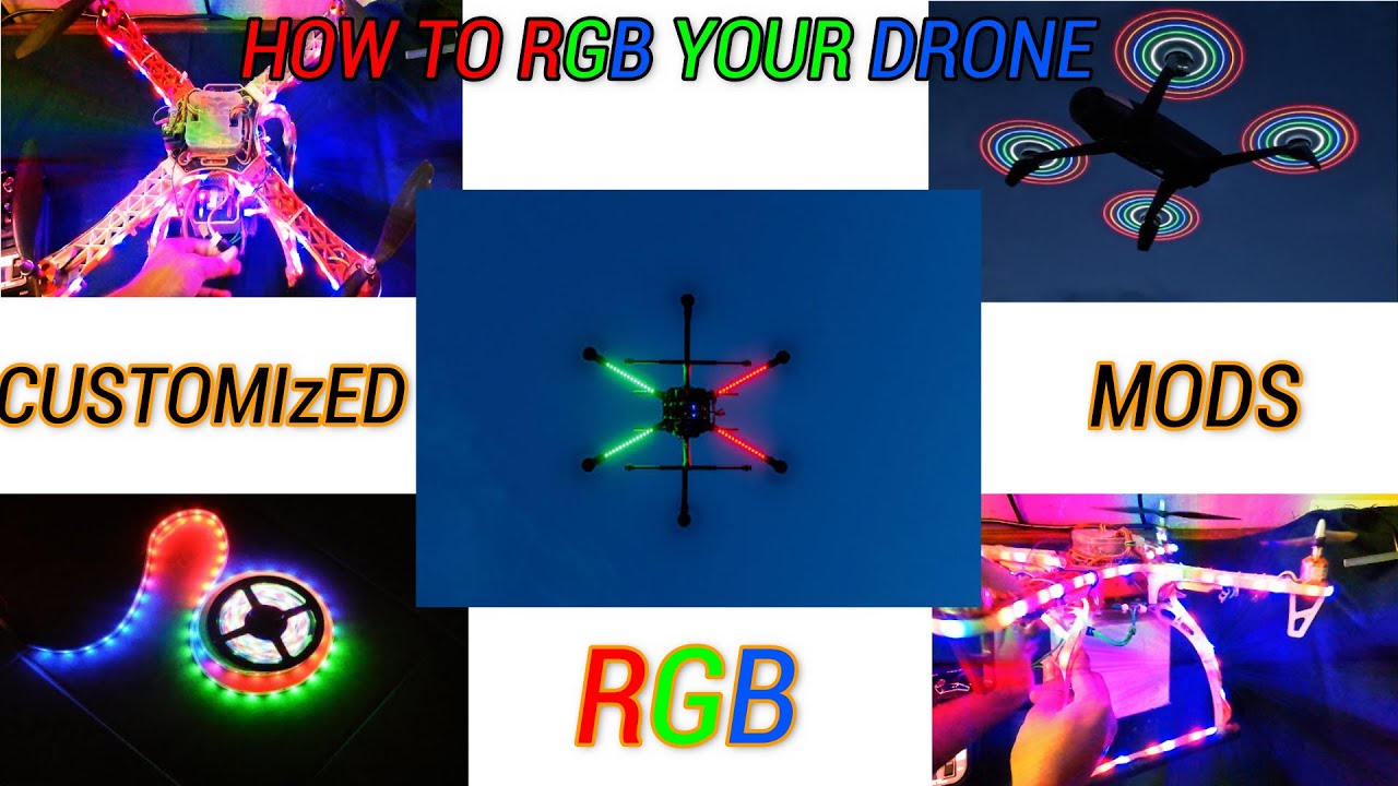 DIY/ HOW TO INSTALL LED STRIPS ON YOUR DRONE - YouTube