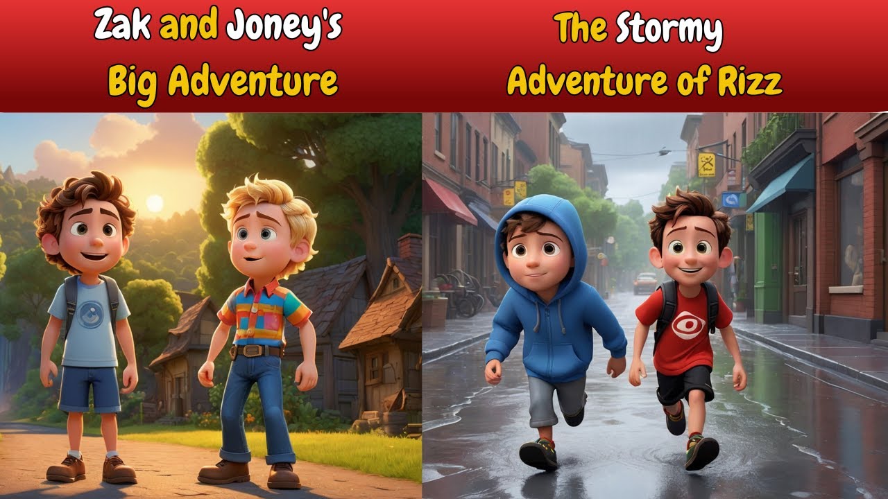 Zak And Joney's Big Adventure I The Stormy Adventure Of Rizz I Fun ...