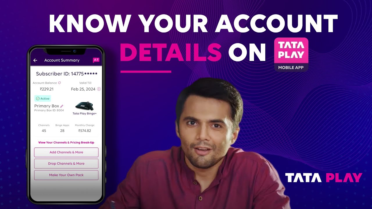 Tata Play Mobile App | Get all the details of your pack in one click on ...
