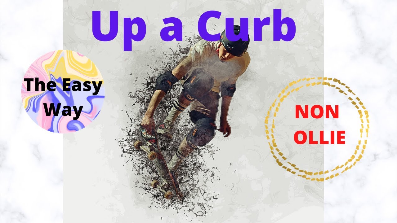 How to ride up a curb (the easy way) - YouTube