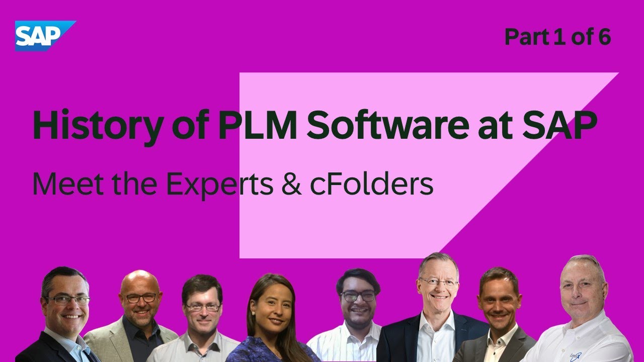 PLM Time Machine History of PLM Software at SAP P1 | Meet the Experts ...