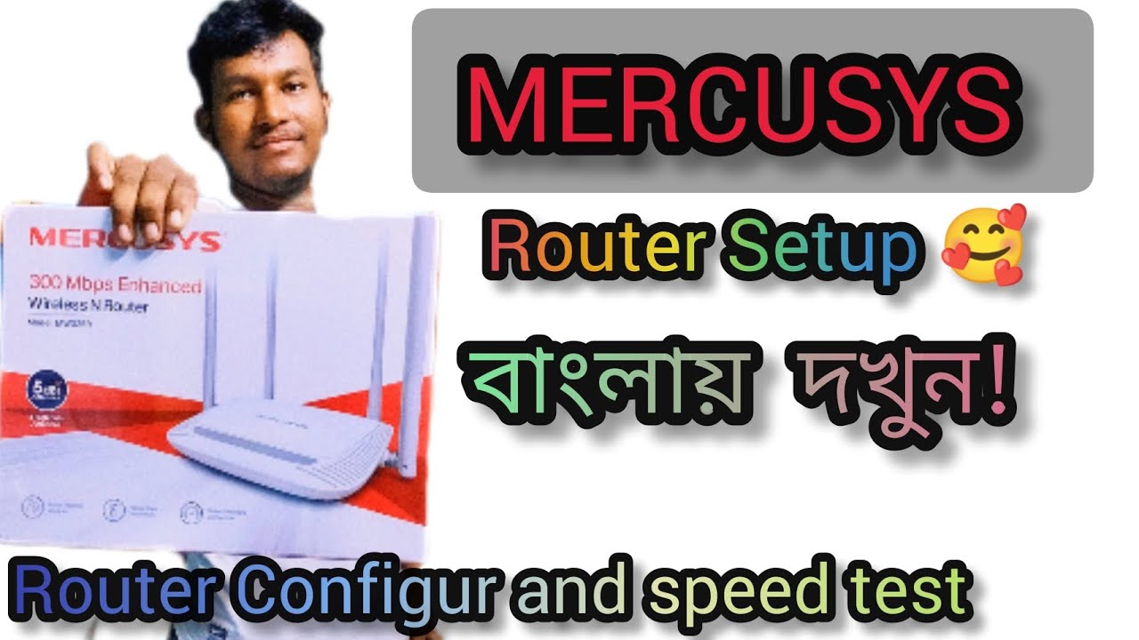 How To Configure Mercusys Router // MERCUSYS ROUTER SETUP And Speed ...