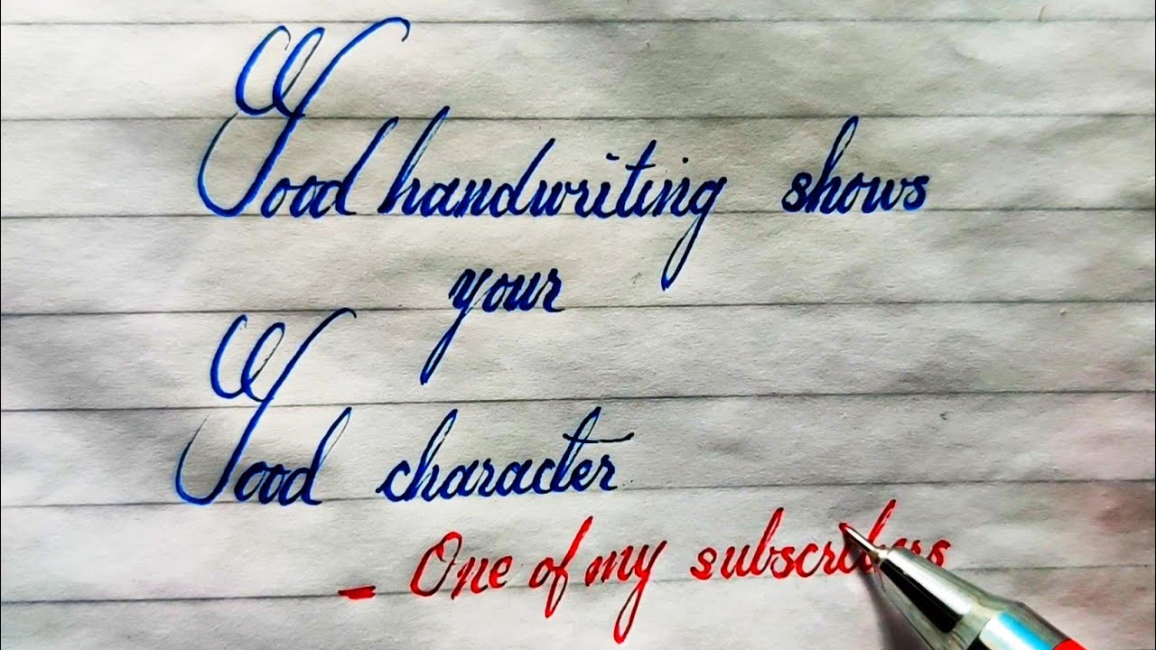 How To Write In Cursive Handwriting Calligraphy YouTube How To Write In Cursive Handwriting Calligraphy YouTube