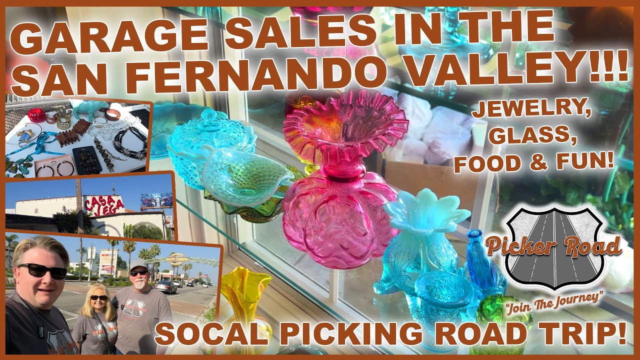 GARAGE SALES IN THE SAN FERNANDO VALLEY! Join the Journey on Picker Road! - YouTube
