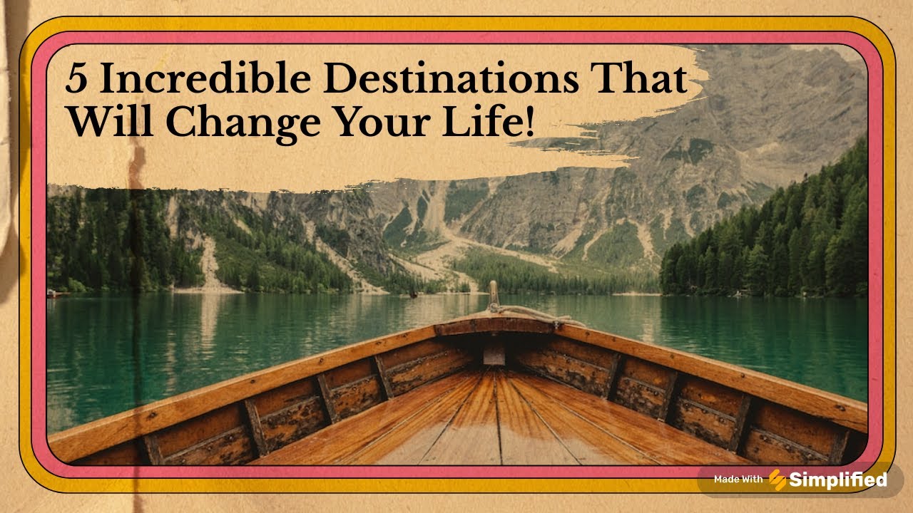 5 Incredible Destinations That Will Change Your Life! 🌍 #Travel #Top5 ...