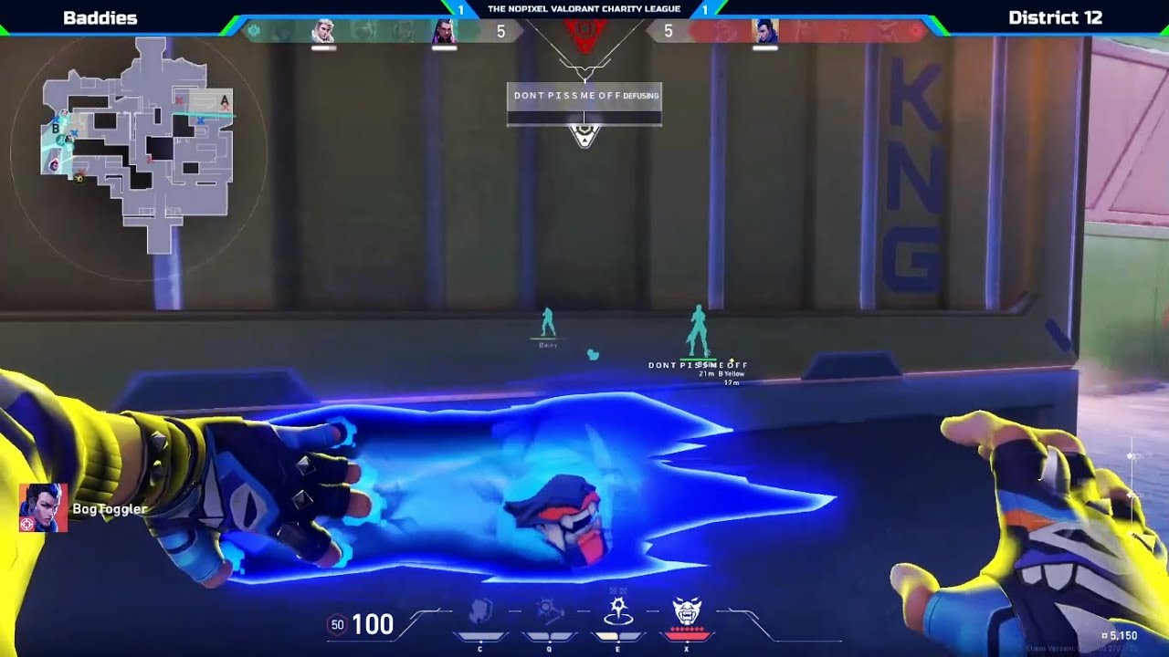 pov you are a clown in a valorant tournament - YouTube