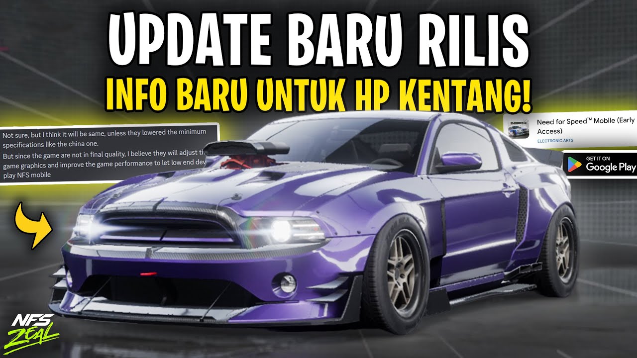 UPDATE BARU NFS Mobile GLOBAL TEST ! INFO BUAT HP KENTANG - Need for ...