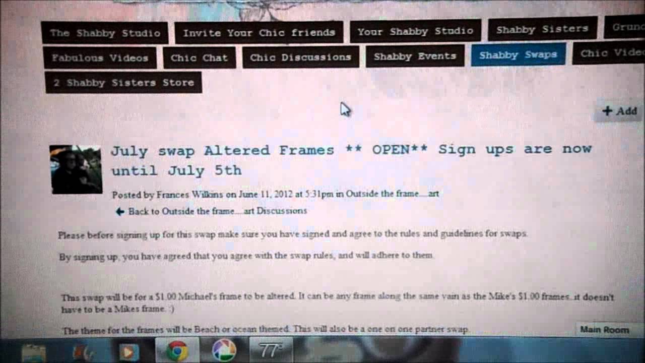 How To Sign Up For A Ning Site & Sign Up For Swaps - YouTube