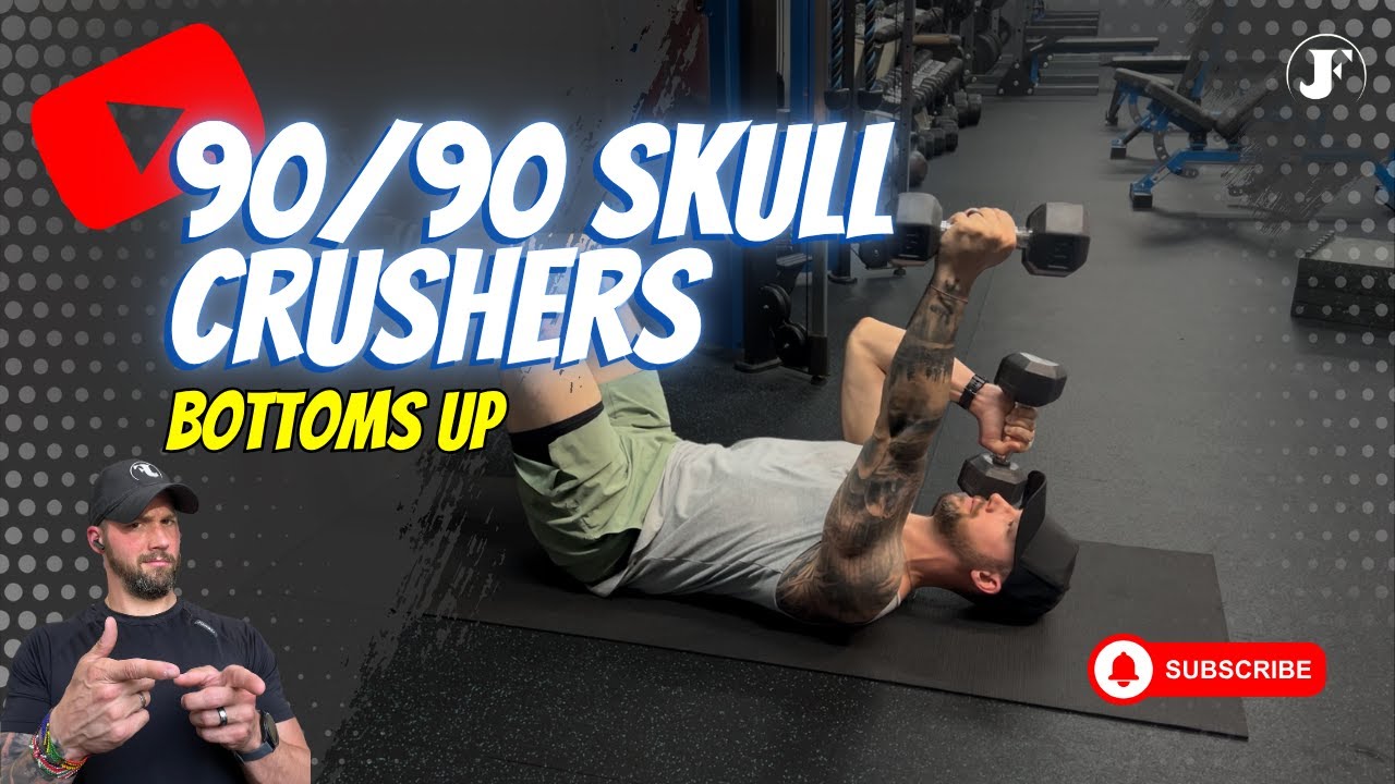 Bottoms Up Skull Crusher in 90/90 - Tricep Extension From Stretched ...