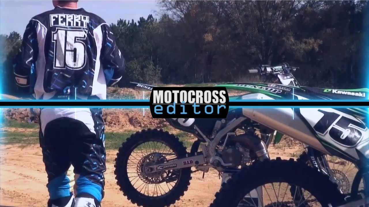 Tim Ferry Rides 2-Stroke Kawasaki KX125 / Motocross Editor - YouTube