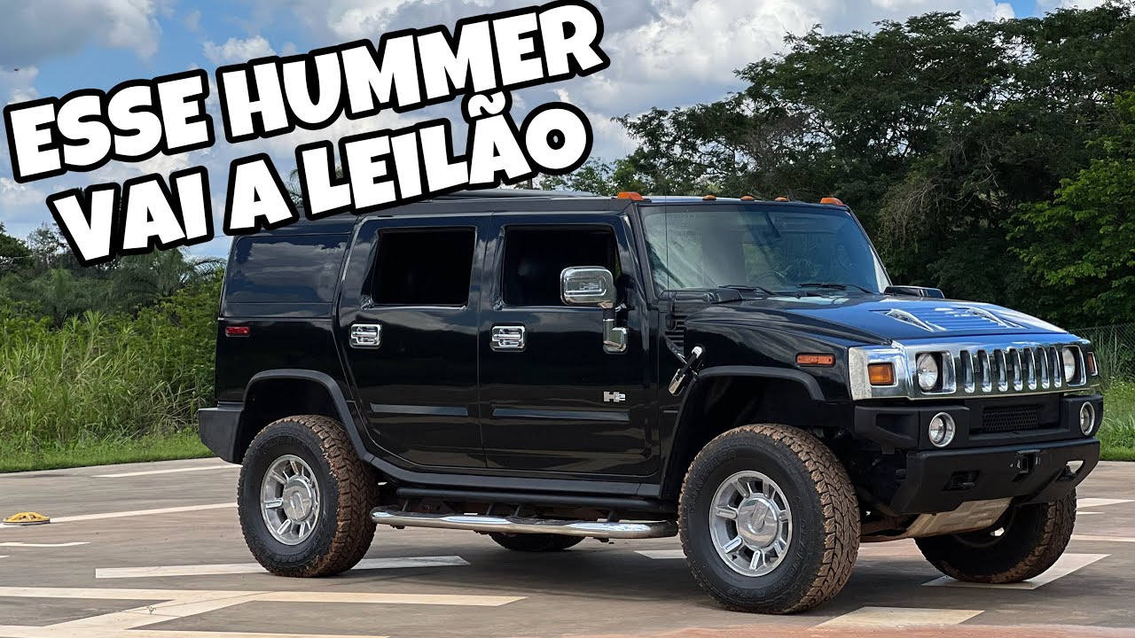 ESSE HUMMER H2 VAI A LEILÃO E PODE SER SEU - O MAIS NOVO DO BRASIL ...