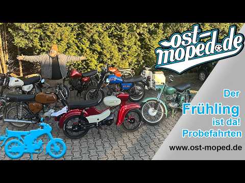 Der Frühling ist da! Wir fahren alle Winterprojekte | ost-moped.de