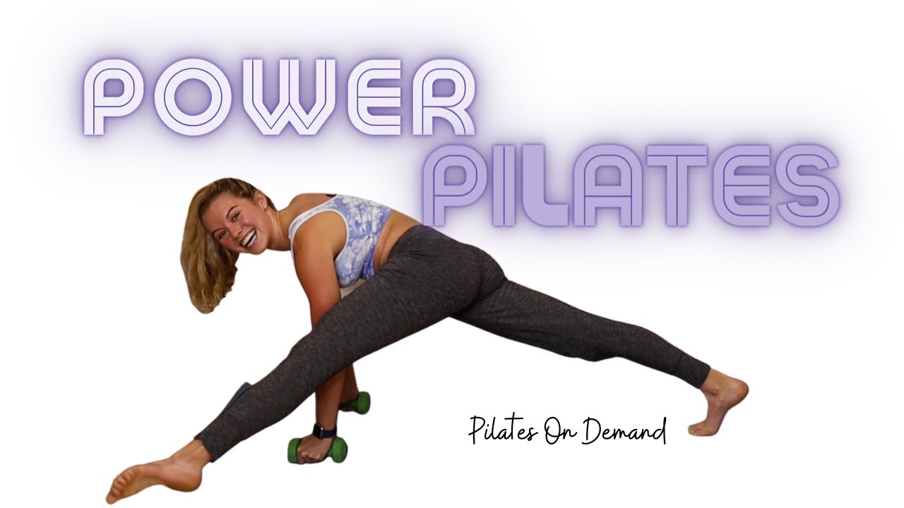 1 HOUR POWER PILATES with WEIGHTS || At-Home Workout - YouTube