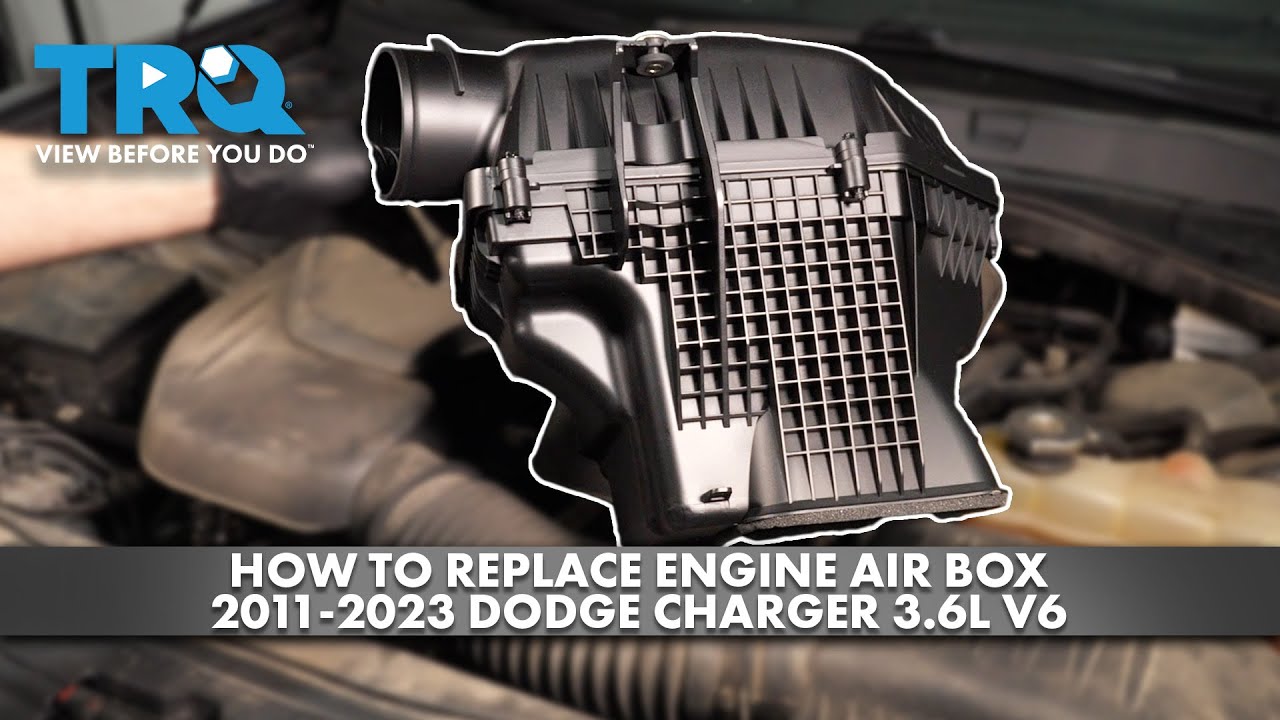 How to Replace Engine Air Box 2011-2023 Dodge Charger 3.6L V6 - YouTube