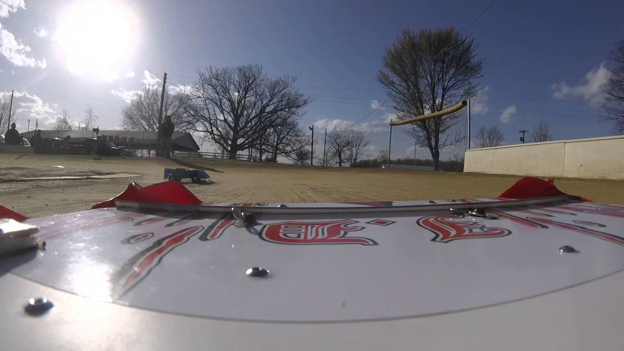 RC in-car cam. North Vernon City Park Speedway Jaden win - YouTube