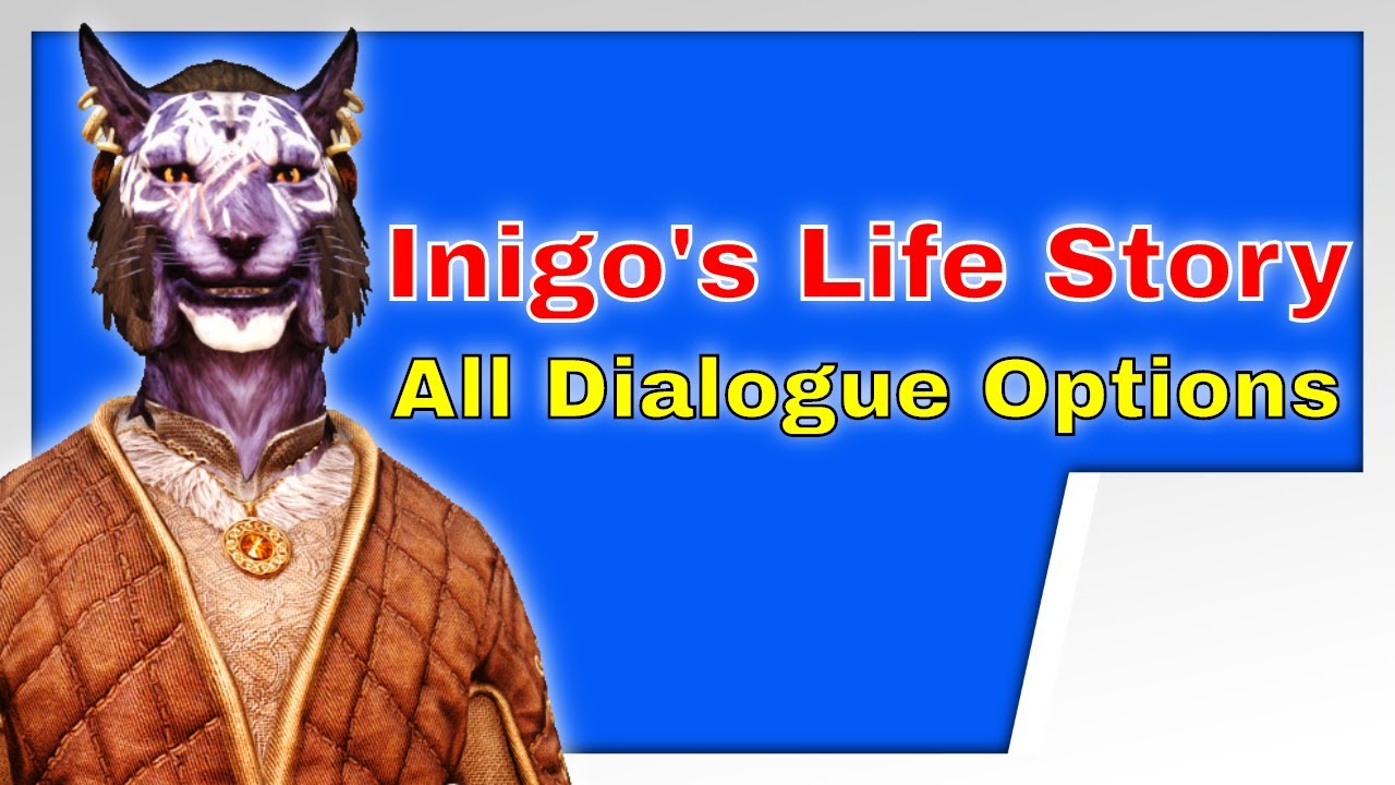 Inigo's Life Story - All Dialogue Options - YouTube