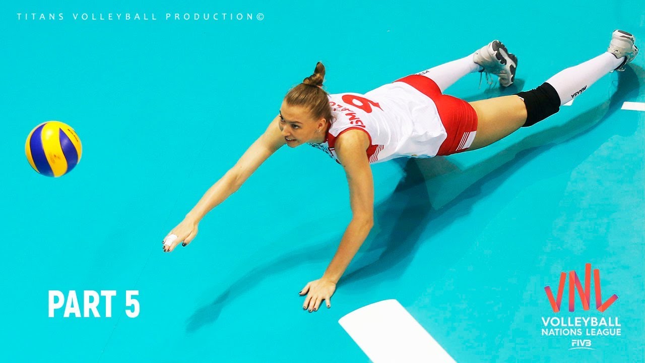 Best Women's Crazy Volleyball Actions - Part 5 | VNL 2018 (archive ...